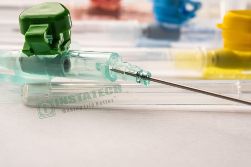 Instaflon IV Cannula Plus INSTA Needle Technology with Safety Mechanism ...